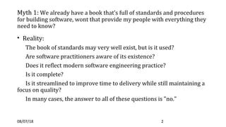 Unit 1 Sepm Software Myths PPT