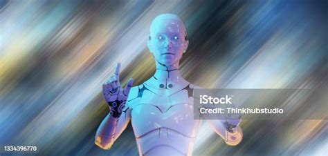 디지털 스마트 월드 기술 개념 추상적 미래 사이버 공간의 3d 휴머노이드 로봇 미래의 삶을 위한 Ai 인공 지능 로봇 로봇에 대한 스톡 사진 및 기타 이미지 Istock