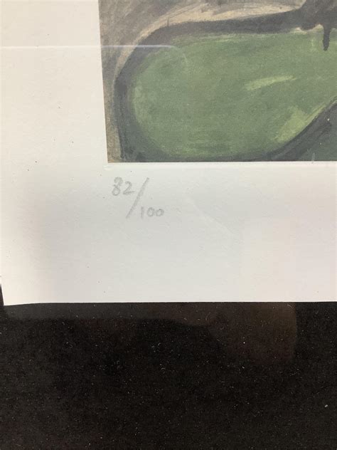 Lot After Pablo Picasso Signed And Numbered Print Portrait Of Dora Maar
