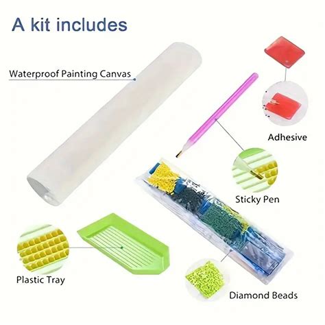 Round Diamond Art Painting Kit 5d Artificial Diamond Art Kit Temu