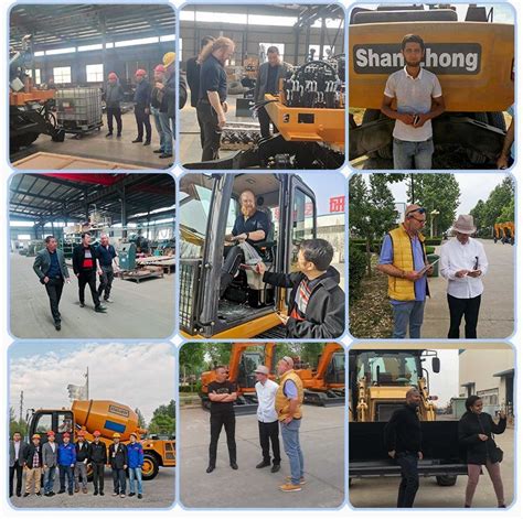 Shanzhong Brand Compact Backhoe Loader Forklift With Luxury High End