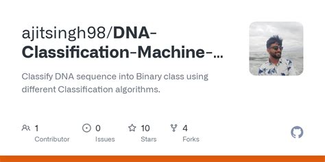 Dna Classification Machine Learning Project Readme Md At Master