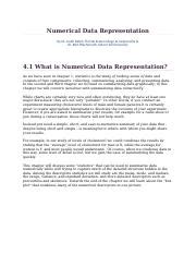 4 Numerical Data Representation 1 Docx Numerical Data Representation By Dr Justin Bateh