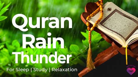 Quran With Rain And Thunder Sound Sleep Study Relax Surah Yunus