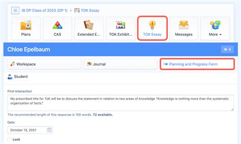 Planning And Progress Forms Ppf For Extended Essay Ee And Theory Of Knowledge Tok Managebac