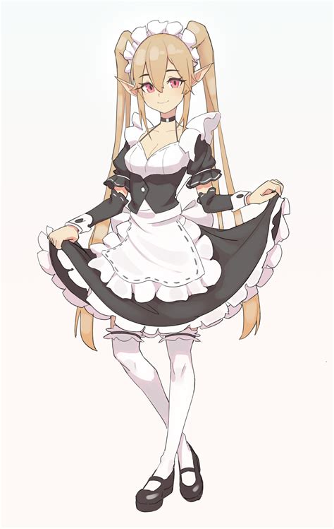 Elf Maid Alfredo Candelaresi Anime Maid Maid Outfit Anime Anime