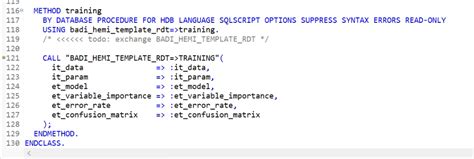 CX AMDP EXECUTION FAILED Dump When Calling Badi SAP Community