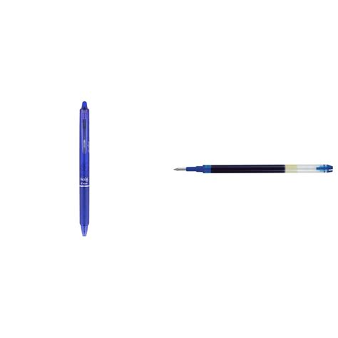 Pilot Frixion Clicker Roller Pen Blue Frixion Ball Refill Mm Blue Amazon In Office