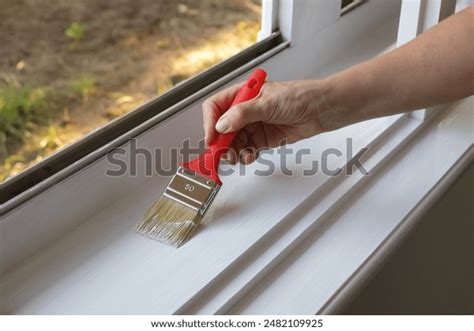 Female Window Painting Photos Images Pictures Shutterstock