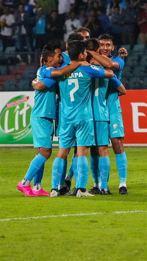 Chhetri Hat Trick Powers India Past Pakistan Football News Onmanorama