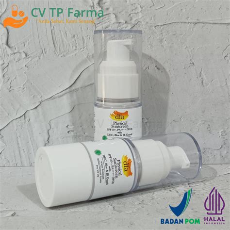 Jual Dfa Physical Sunscreen Water Resistant Wo Spf 50 Pa 20g