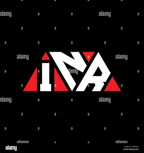 Inr Triangle Letter Logo Design With Triangle Shape Inr Triangle Logo