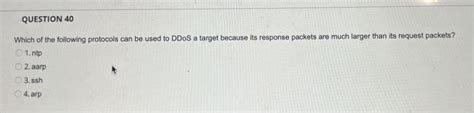 Solved Question 21 How Would An Attacker That Possesses An