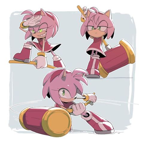 Pin By Steven Wood On Sonic In 2025 Rosé Fanart Amy Rose Hedgehog