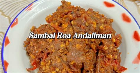 Resep Sambal Roa Andaliman Sedap Mantap Oleh Bundadari Cookpad
