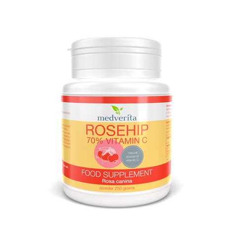 Medverita Rosehip Extract Powder Natural Vitamin C 250g Free Uk