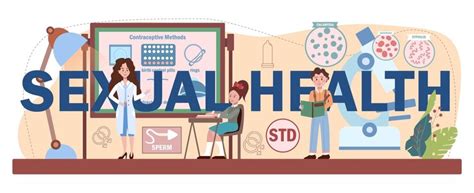 Premium Vector Sexual Health Typographic Header Sexual Education