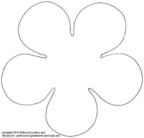 Free Simple Flower Template Download Free Simple Flower Template Png Images Free ClipArts On