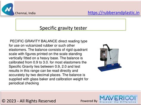 Ppt Specific Gravity Tester Chennai Powerpoint Presentation Free