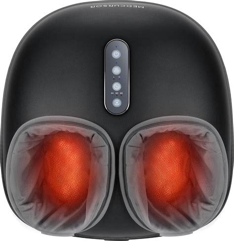 Foot Massager Machine With Heat Delivers Relief For Tired Muscles And Plantar Deep Kneading