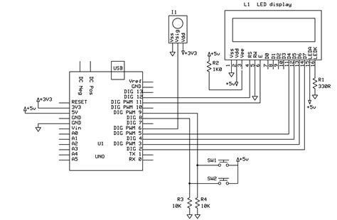 Control Lcd With Two Tact Switch And Ir Remote Programming Arduino