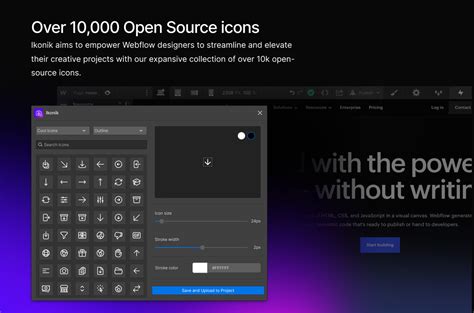 Ikonik Webflow Integration Webflow Apps