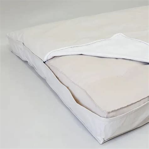 Funda Eco Cuero Colchon Futon 3 Cuerpos Resorte Color Crudo Envío Gratis