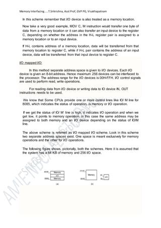 Interfacing With Memory Chips Docx