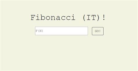 GitHub PzanettiD Fibonacci Web A Simple Web App Based On The Fibonacci Series