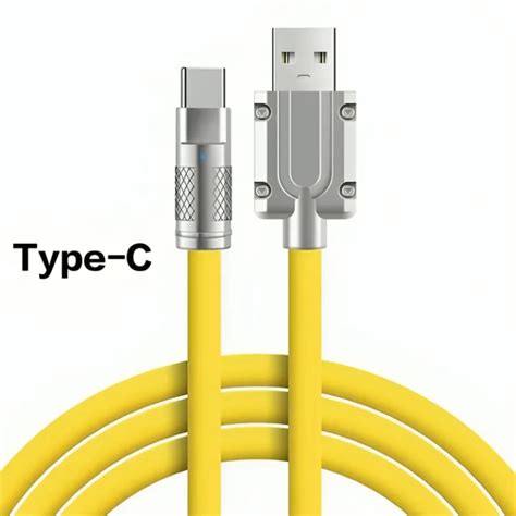 120w Power Usb A To Type C Or Mirco Usb Liquid Silicone Ultra Soft Usb 2 0 Data Blue Cable Fast