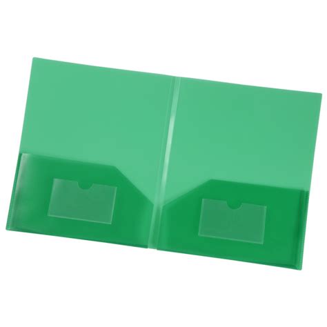 Expandable Twin Pocket Poly Folder Frost 153741 Fr
