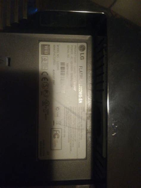 Monitor Lg Flatron L222ws