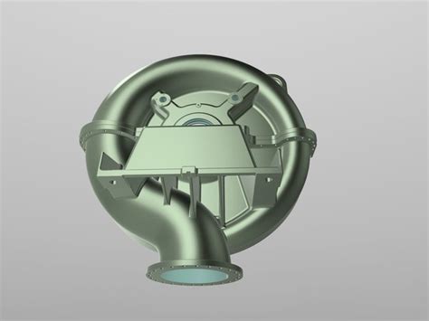 Compressor Discharge Side Casing Download Free 3d Model By 3dlabworks