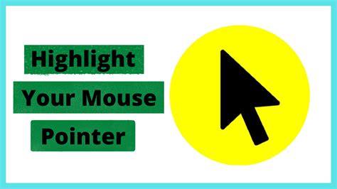 Highlight Mouse Pointer Window 10 Highlight Set Cursors Download