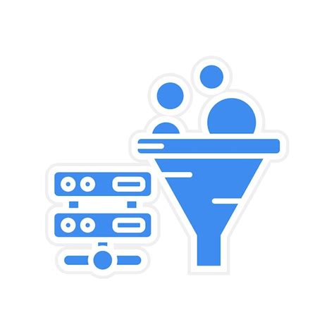 premium vector data filtering icon vector image can be used for data