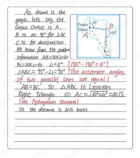 Solved Navigation The Coast Guard Cutter Angelica Travels At 30 Knots