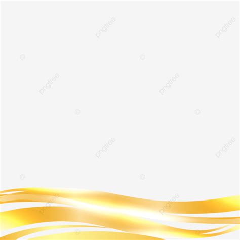 Abstract Geometric Curve Golden Gradient Border Background Vector Abstract Lines Curve Golden