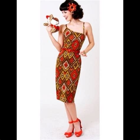 Tatyana Bettie Page Clothing Safari Dress Gem