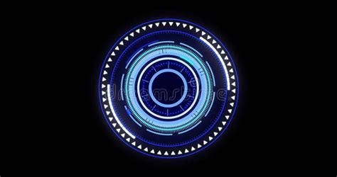 Animation Of Scope Scanning On Black Background Stock Footage Video Of People Digitally
