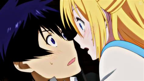 Chitoge Kirisaki And Raku Kiss