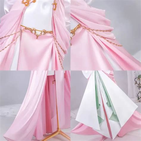 Code Geass Lost Stories C C Pink Fancy Dress Cosplay Costume Takerlama