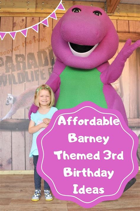 Barney Themed Birthday Party Artofit