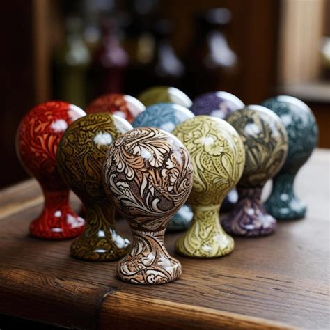 Premium Photo Colorful Ceramic Cabinet Knobs