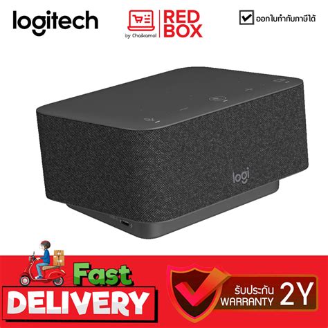 LOGITECH LOGI DOCK GRAPHITE แทนดอกกง USB C ควบคมการประชมและสปกเก