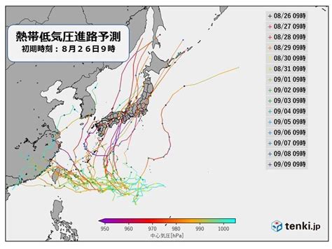 「台風のたまご」新たに発生か 秋雨前線も停滞し大雨の恐れ（2022年8月26日）｜biglobeニュース
