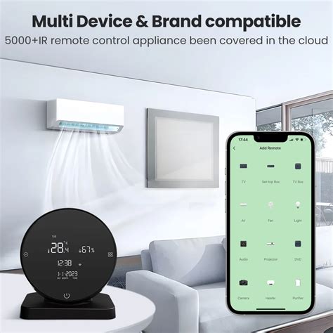 AVATTO Tuya WiFi IR Remote Control with Temperature and Humidity Sensor ...