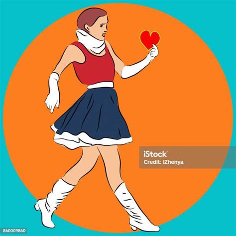 사랑 개념입니다 여자 마음을 손에 들고 있다 벡터 고독 부정적인 감정 표현에 대한 스톡 벡터 아트 및 기타 이미지 고독