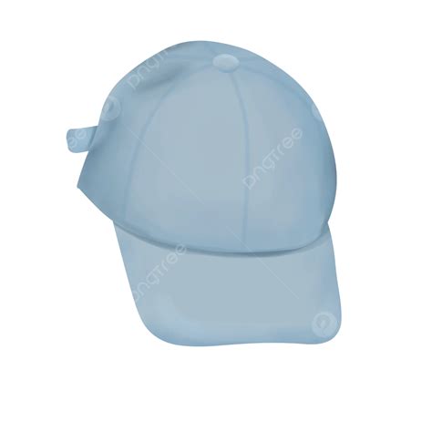 Blue Hat Hand Drawn Cartoon Illustration Hat Blue Blue Hat Png