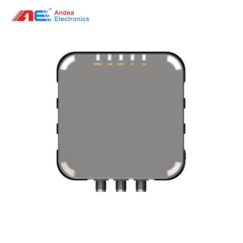 Long Range UHF RFID Reader Writer IP67 Support Modbus TCP RS232 RS485