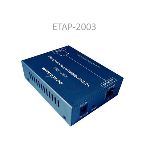 10 100 1000base T Copper Network Tap Dualcomm